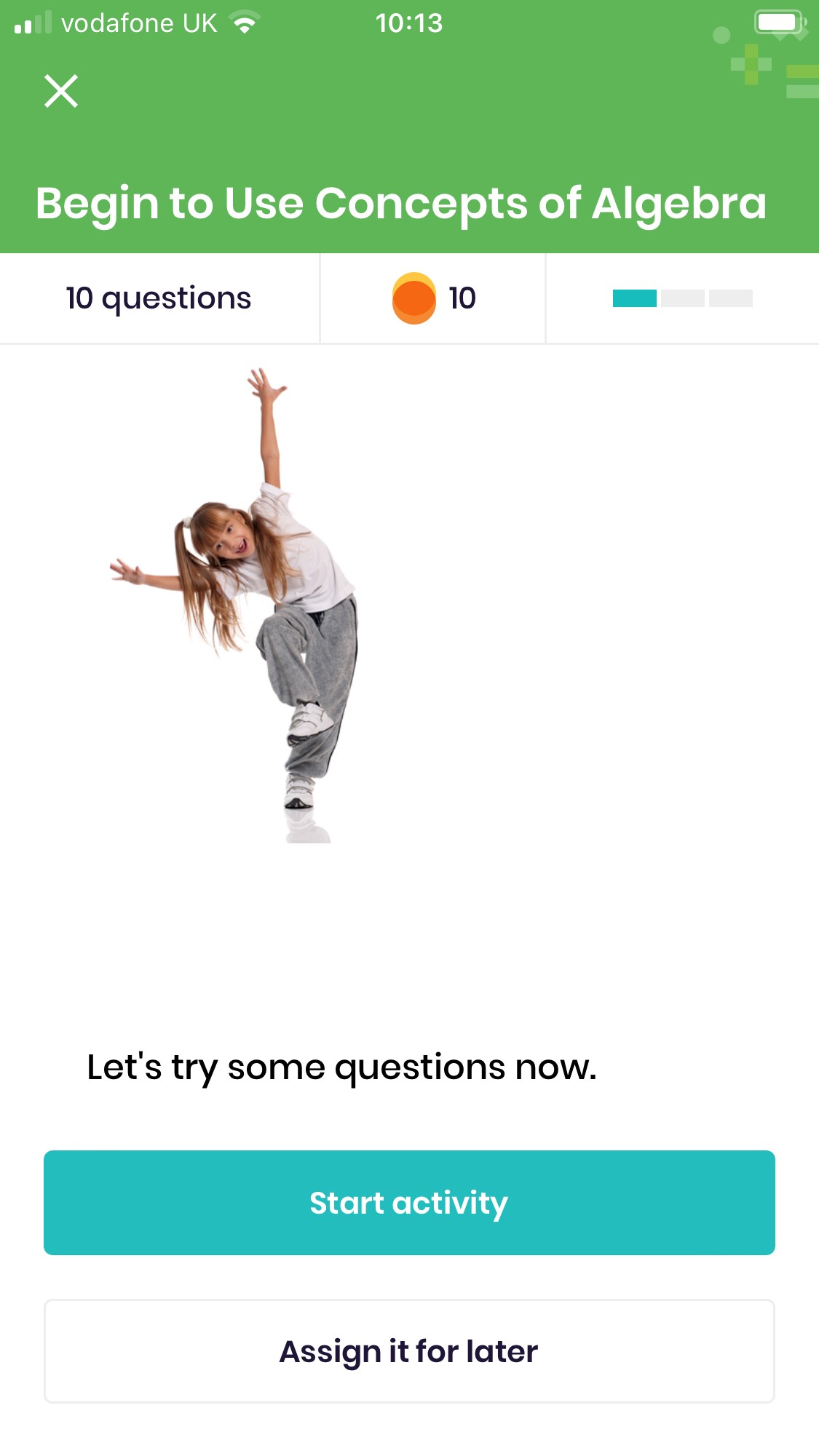 What is the self assign button and how does it work for my child ...