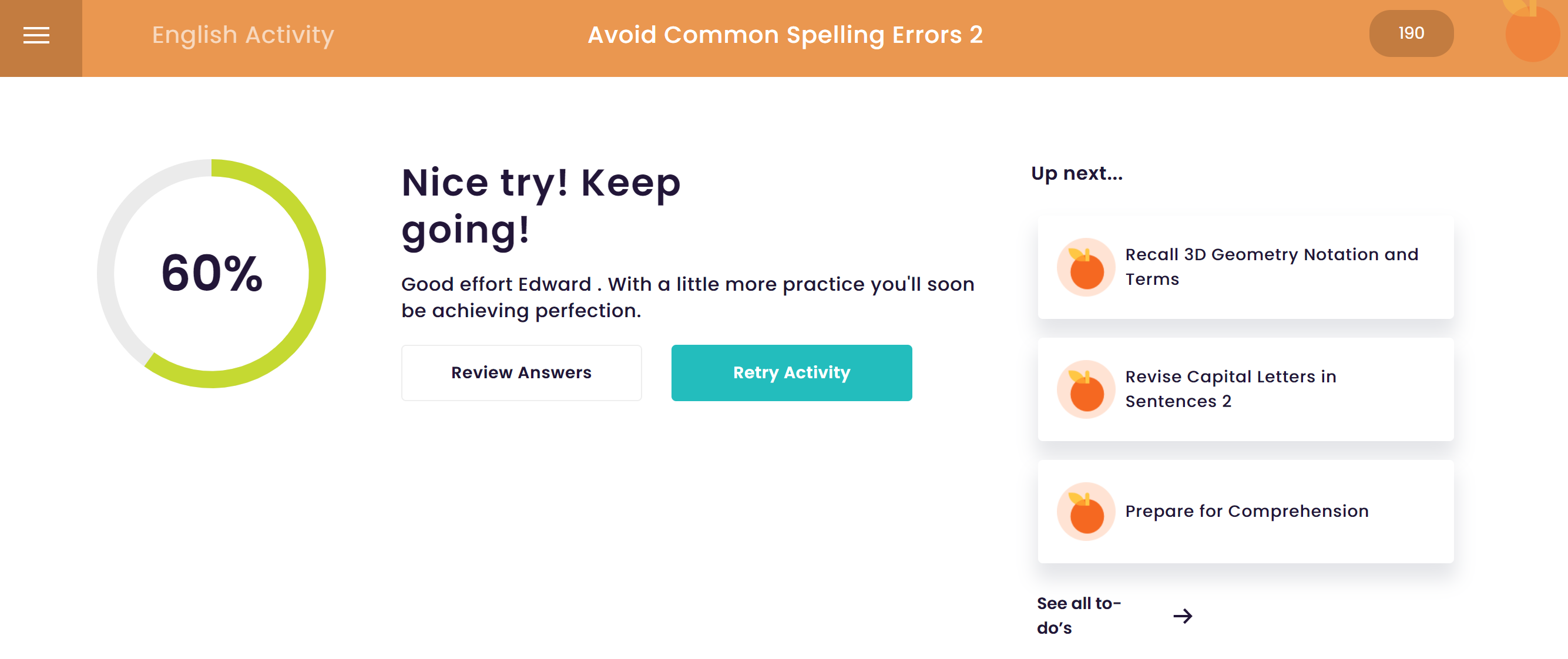 How do I complete an activity on EdPlace? – EdPlace Support