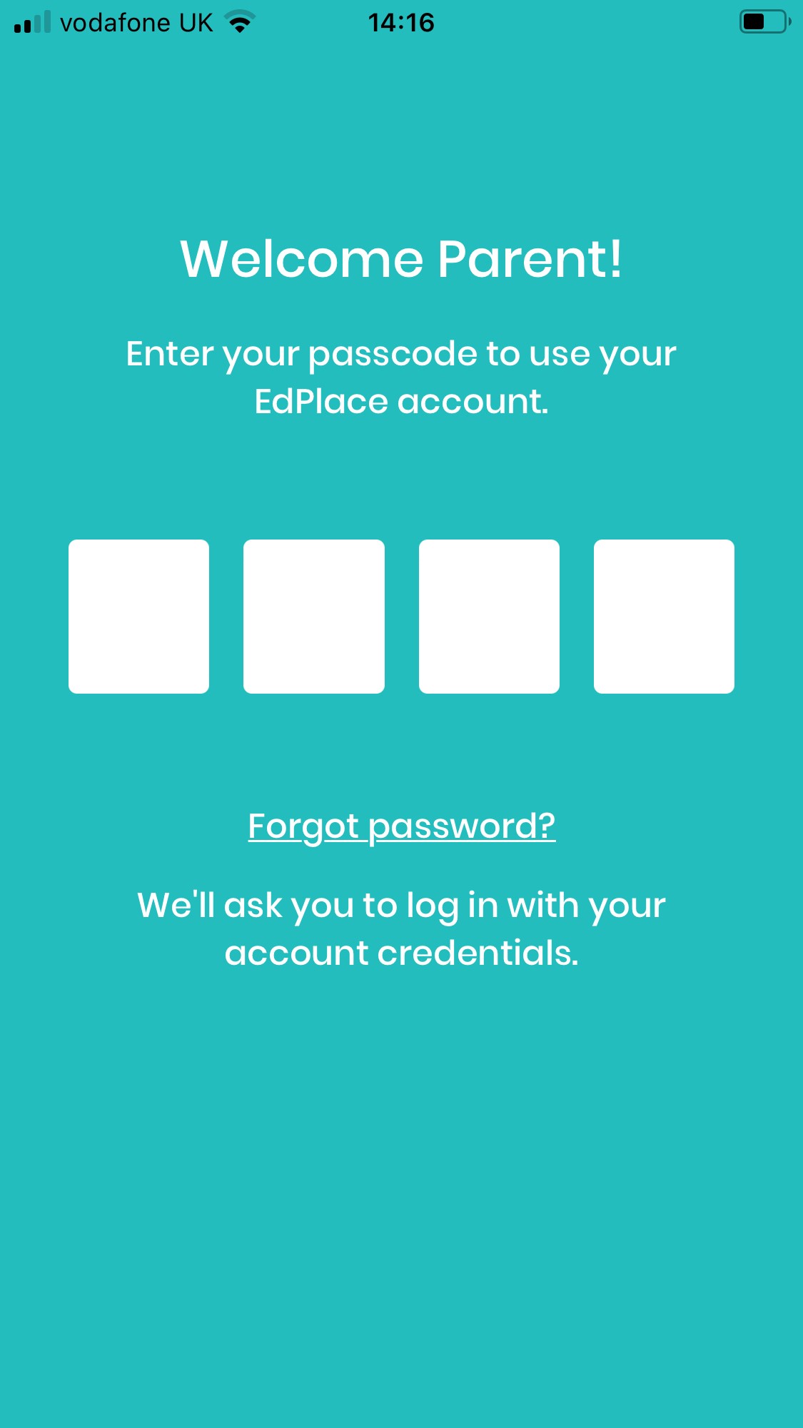 Why am I asked to enter a passcode when I am using my parent Android ...